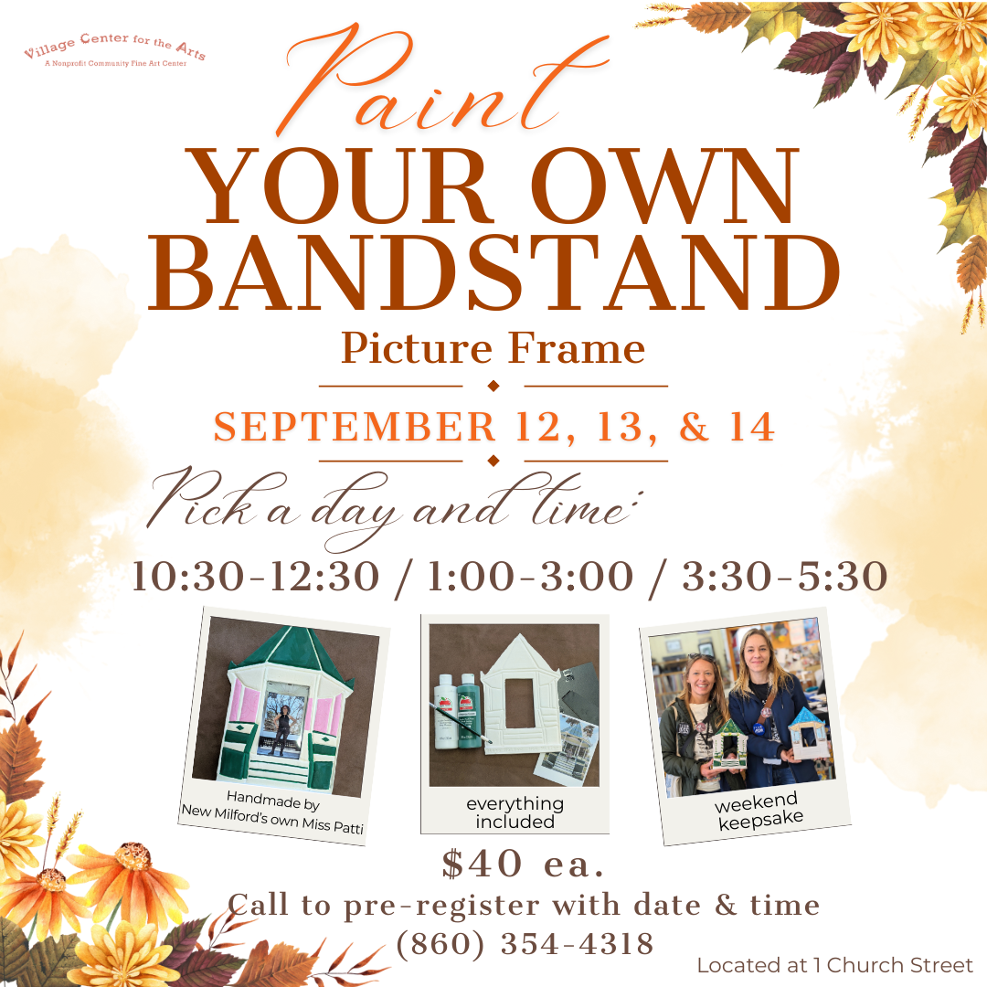 Paint a Gilmore Girls Bandstand Picture Frame - New Milford Chamber of ...