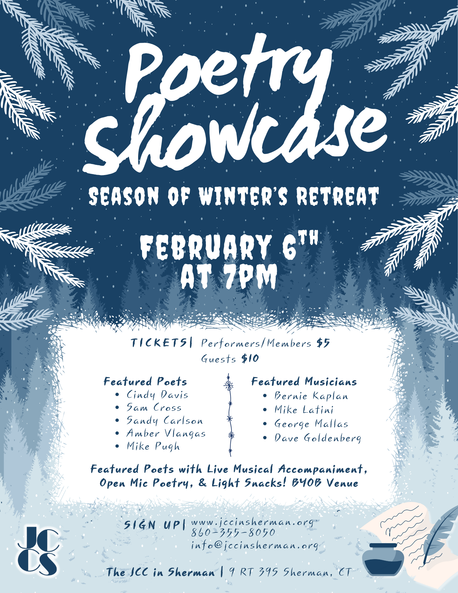 Poetry Showcase: Season of Winter's Retreat - New Milford Chamber of ...
